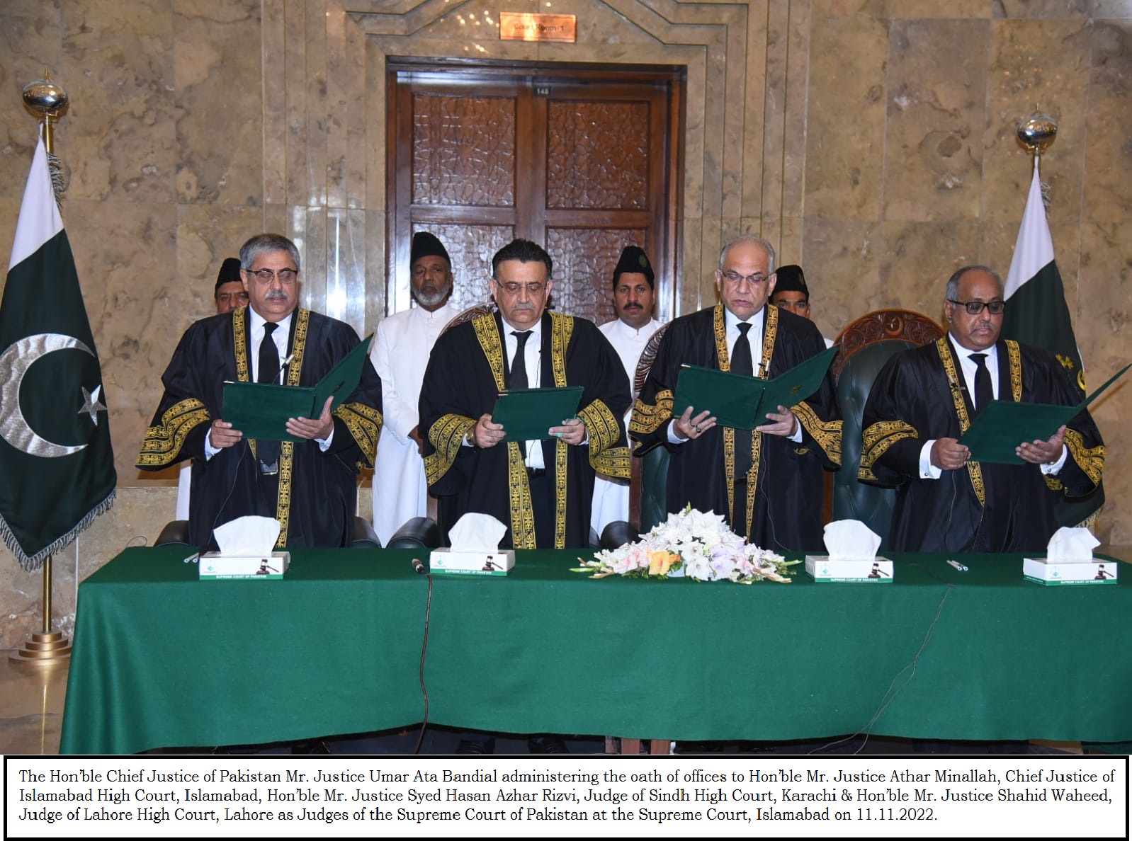 Three new Supreme Court judges take oath of office - Centreline